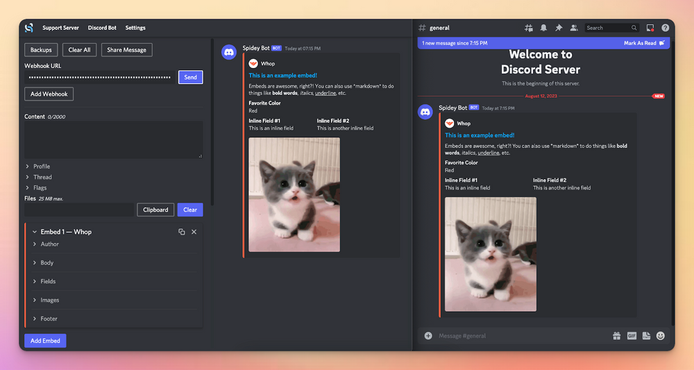 How to use Discord webhooks