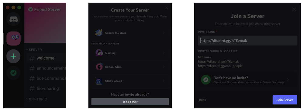How to join a Discord server