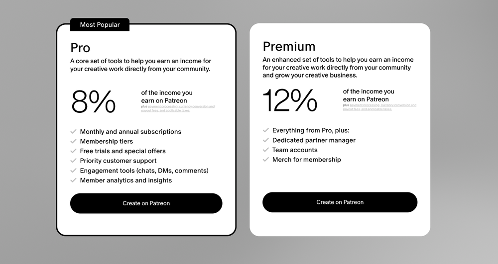 Patreon vs Substack: Platforms for content creators