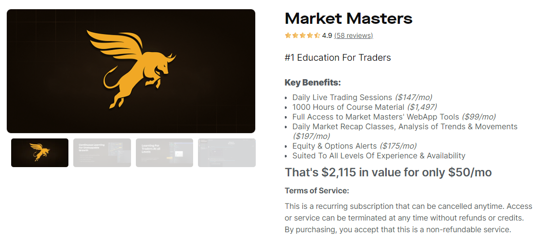 Market Masters review
