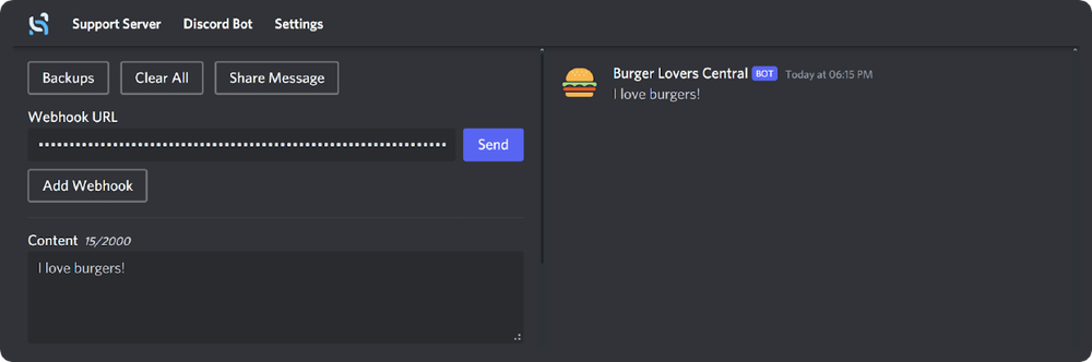 How to use Discohook: sending messages via webhooks in Discord