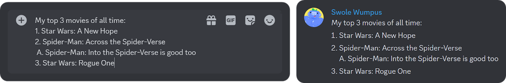 How to use formatting in Discord
