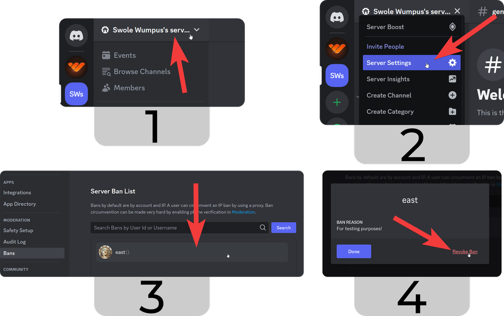 How to Unban Someone on Discord