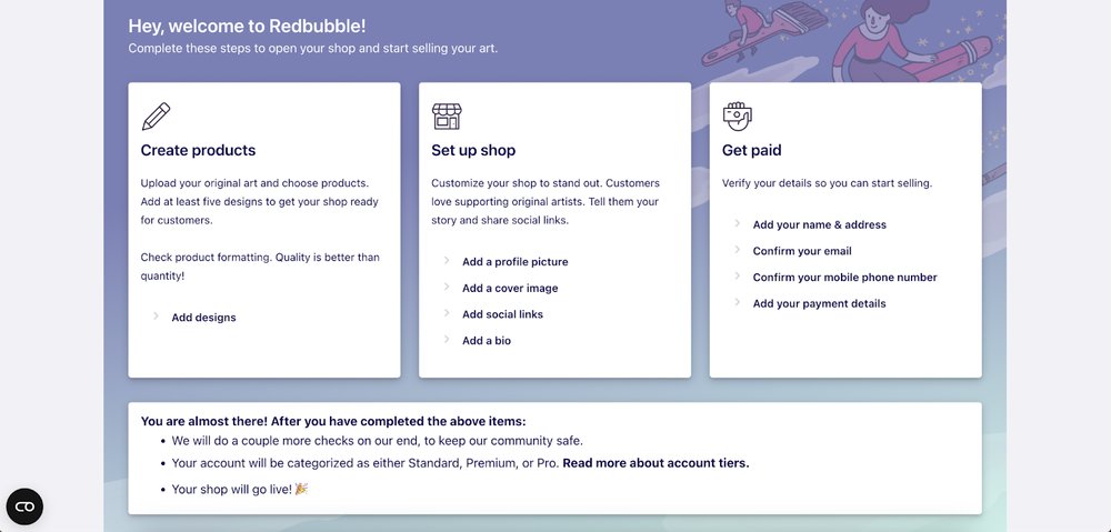 How to Sell on Redbubble