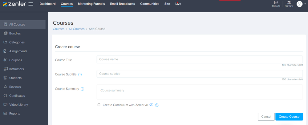 New Zenler: A Review of the All-In-One Course Platform