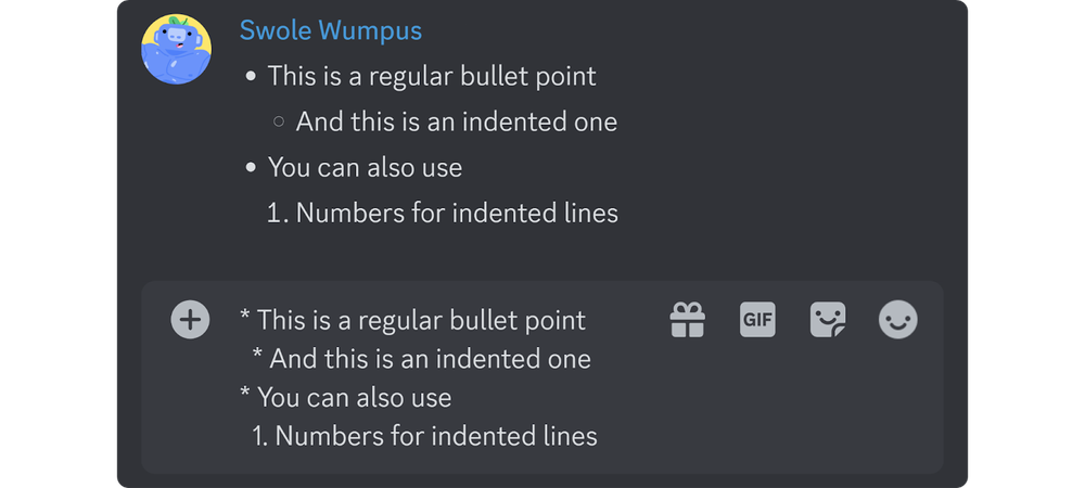 Discord bullet list guide: How to make lists on Discord