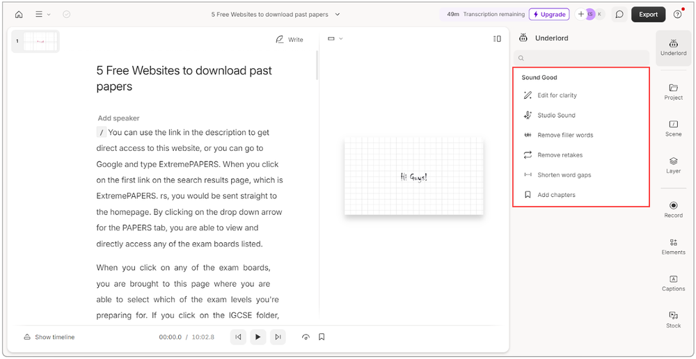Descript review: AI audio & video editing revolutionized
