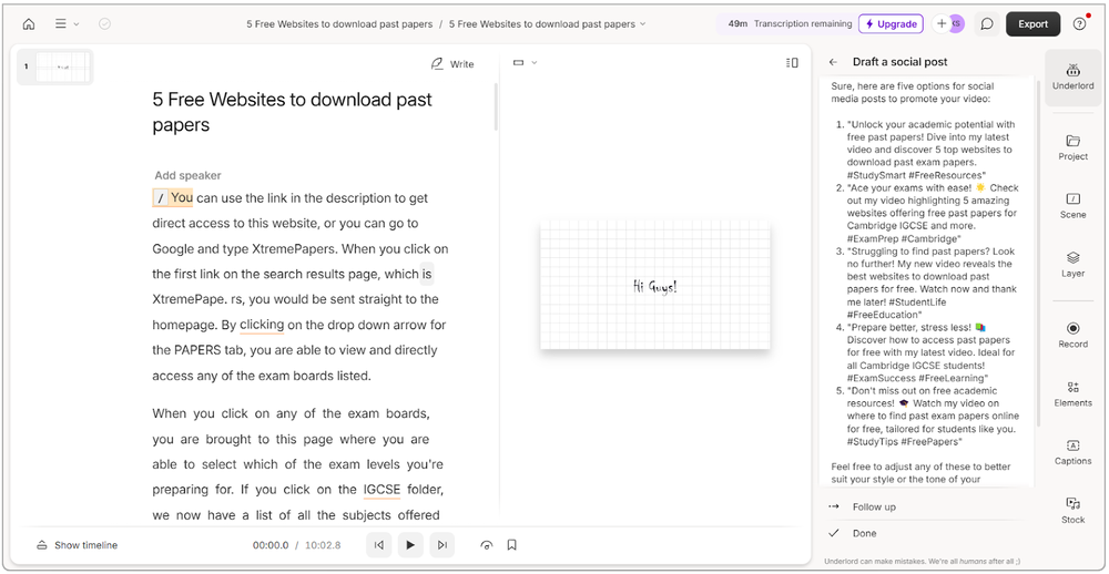 Descript review: AI audio & video editing revolutionized