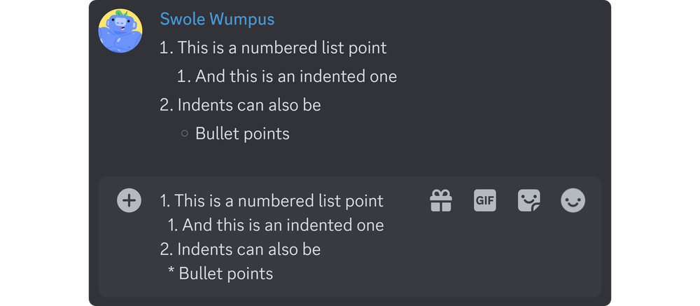 Discord bullet list guide: How to make lists on Discord