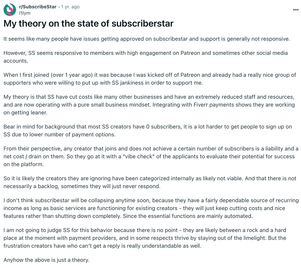 SubscribeStar review: why it fails creators and what to use instead