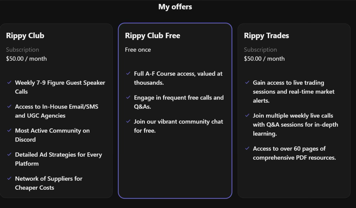 Rippy Club review: What you can learn from this dropshipping group