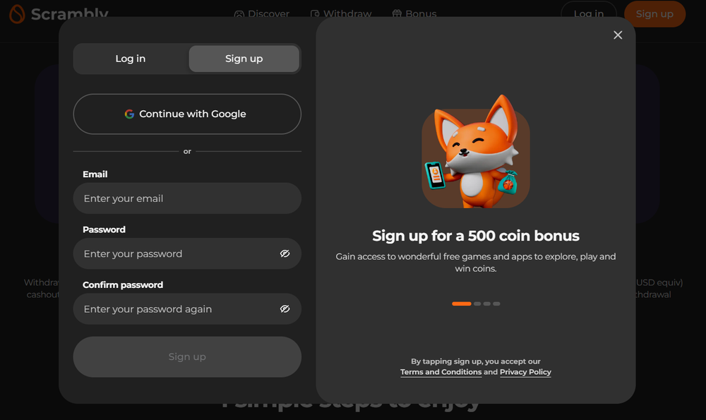 Scrambly review: Can you earn money playing games on this platform?