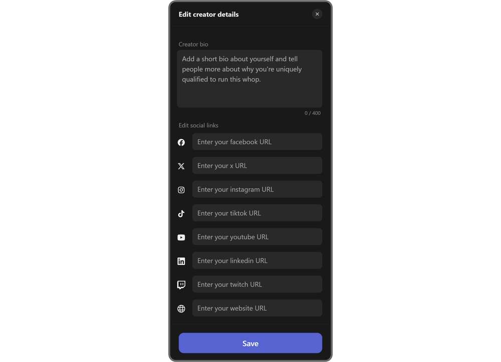 How to set up your whop store page: Creating the perfect online store