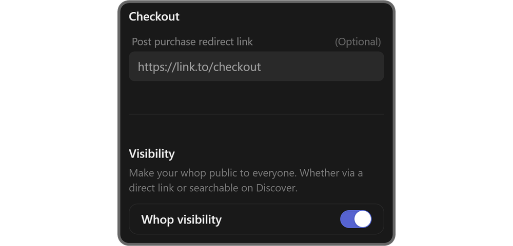 How to set up your whop store page: Creating the perfect online store