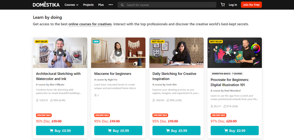 Domestika review: Is it the best course platform for 2026?