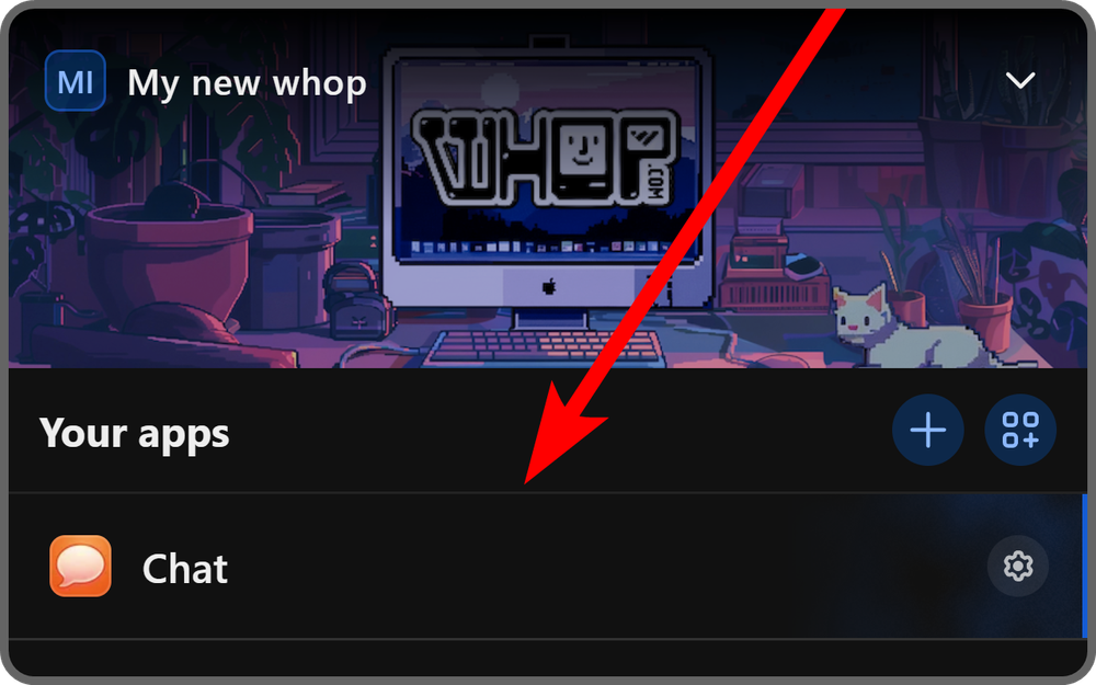 How to add apps to a whop