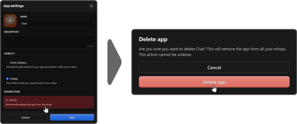 How to add apps to a whop