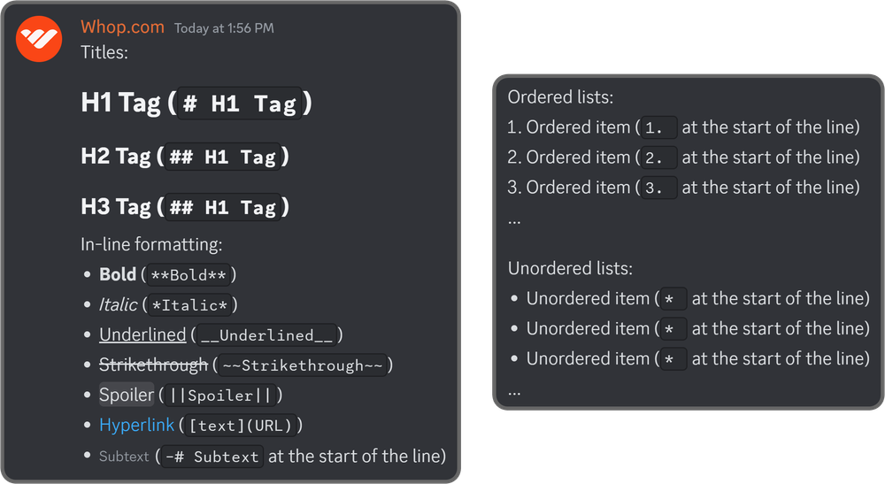 How to make hyperlinks in Discord
