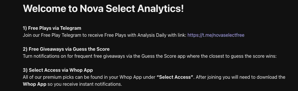 Nova Select Analytics review: Is this popular sports betting group worth your money?