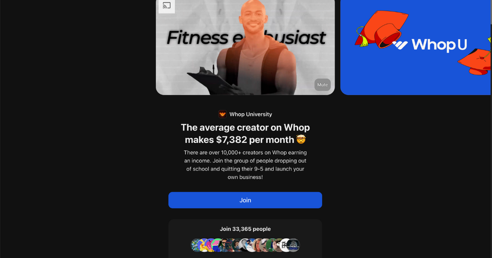 Whop University: Learn to sell and scale like the pros