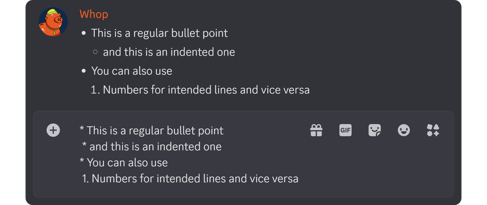 Discord bullet list guide: How to make lists on Discord