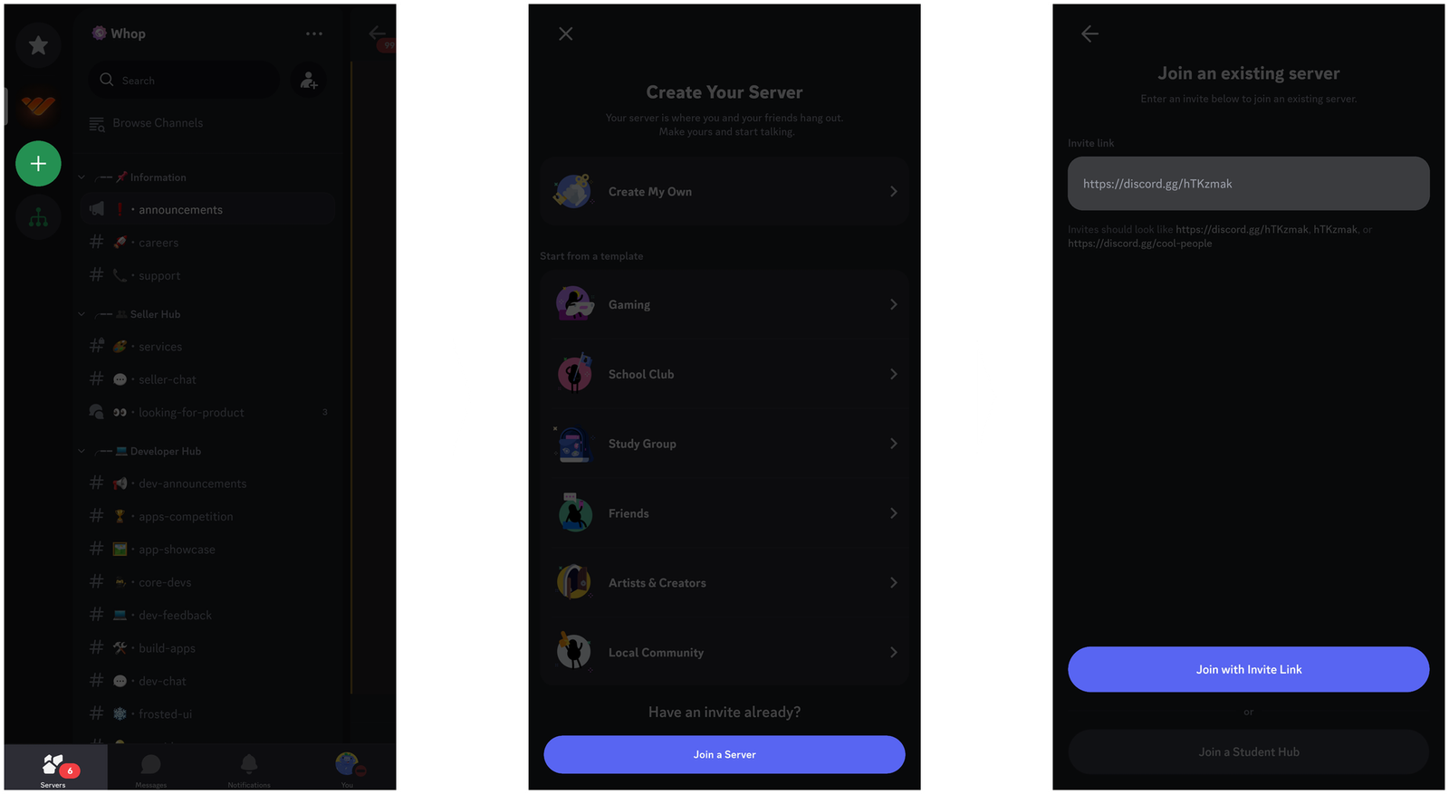 How to join a Discord server