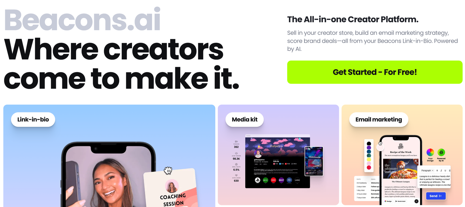 What is Beacons.ai and how does it work?