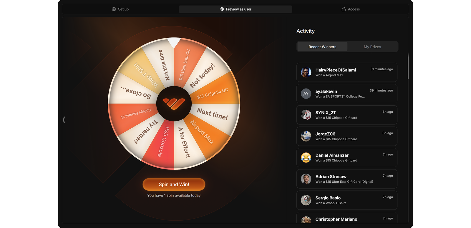 How to Use the Whop Wheel App and Engage Your Community