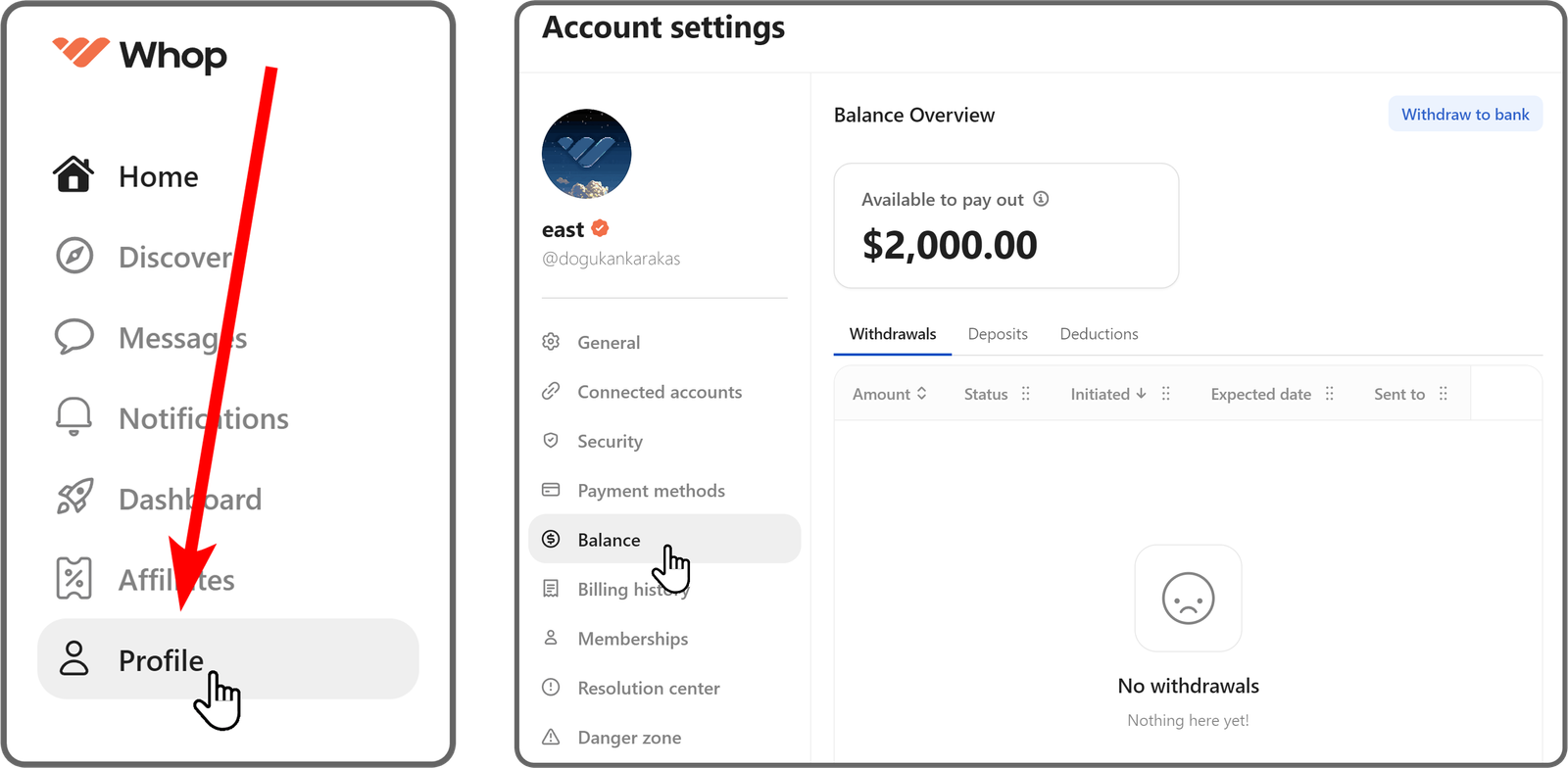 Pay your team through Whop