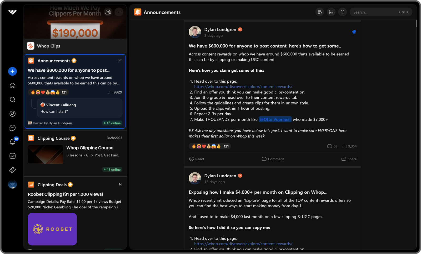 Whop Clips: Get paid to create and repurpose Whop's content