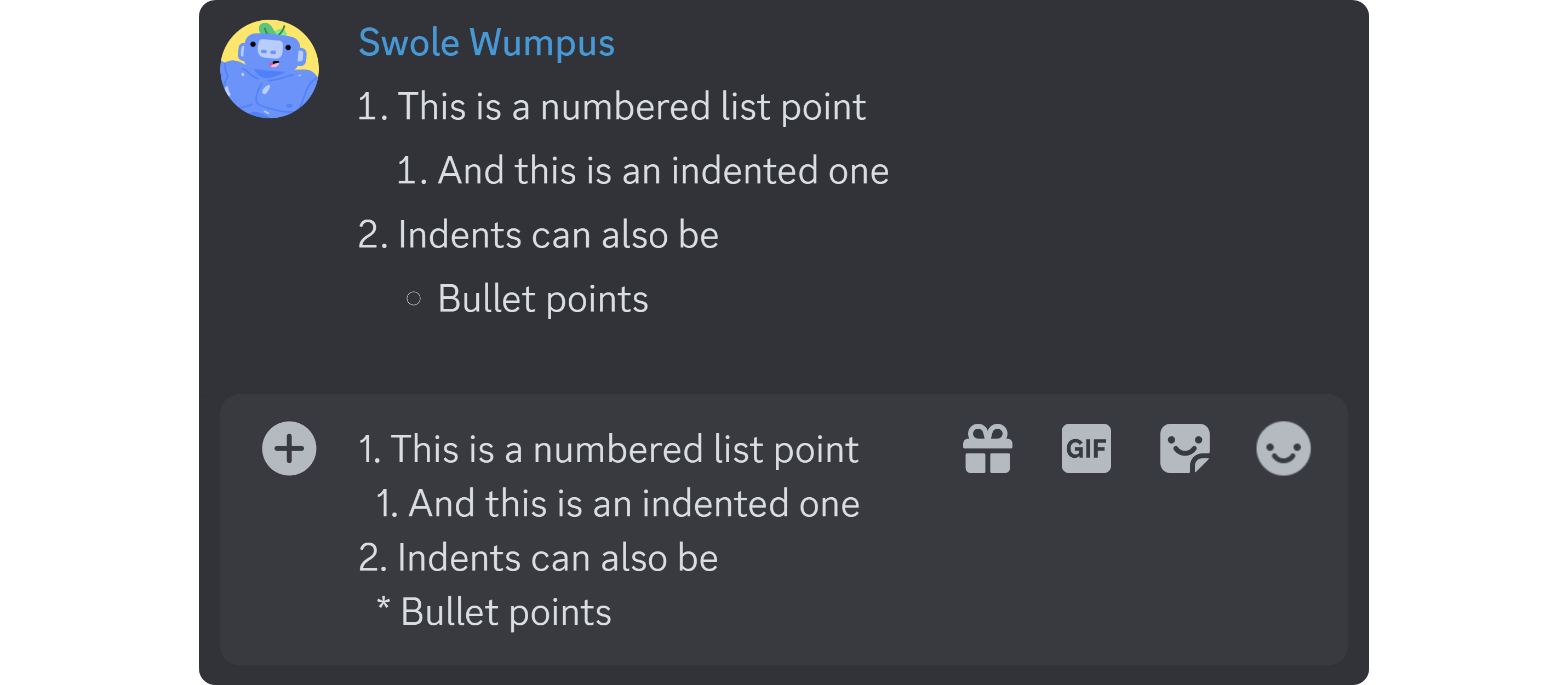Discord bullet list guide: How to make lists on Discord