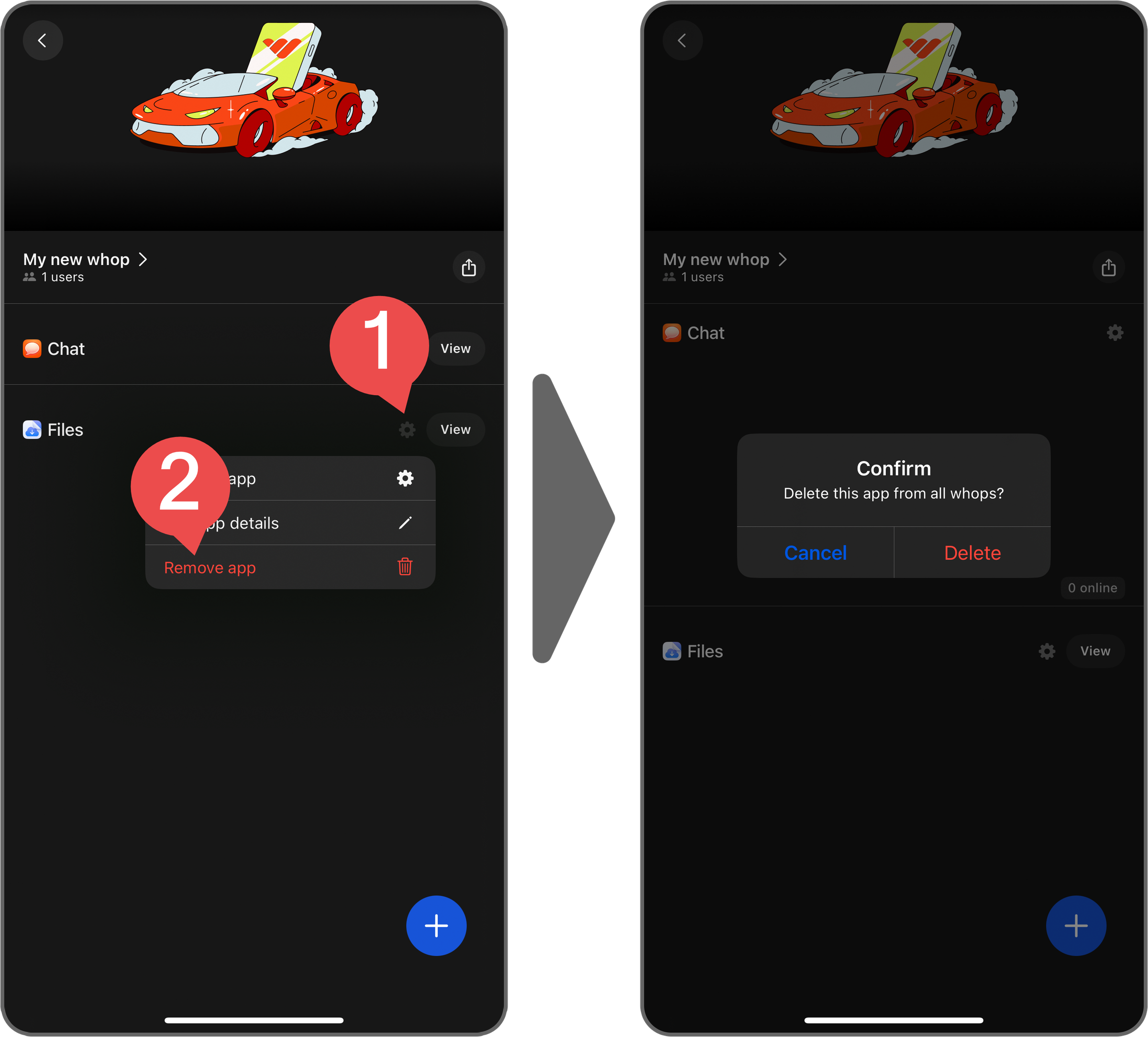 How to add apps to a whop