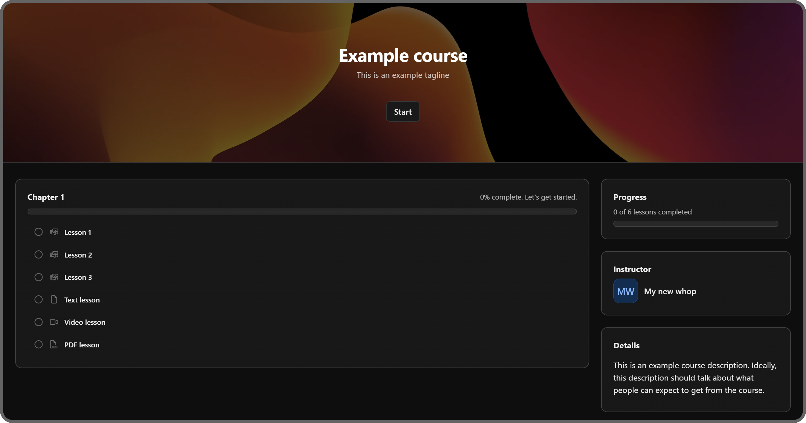 How to use the Courses app on Whop