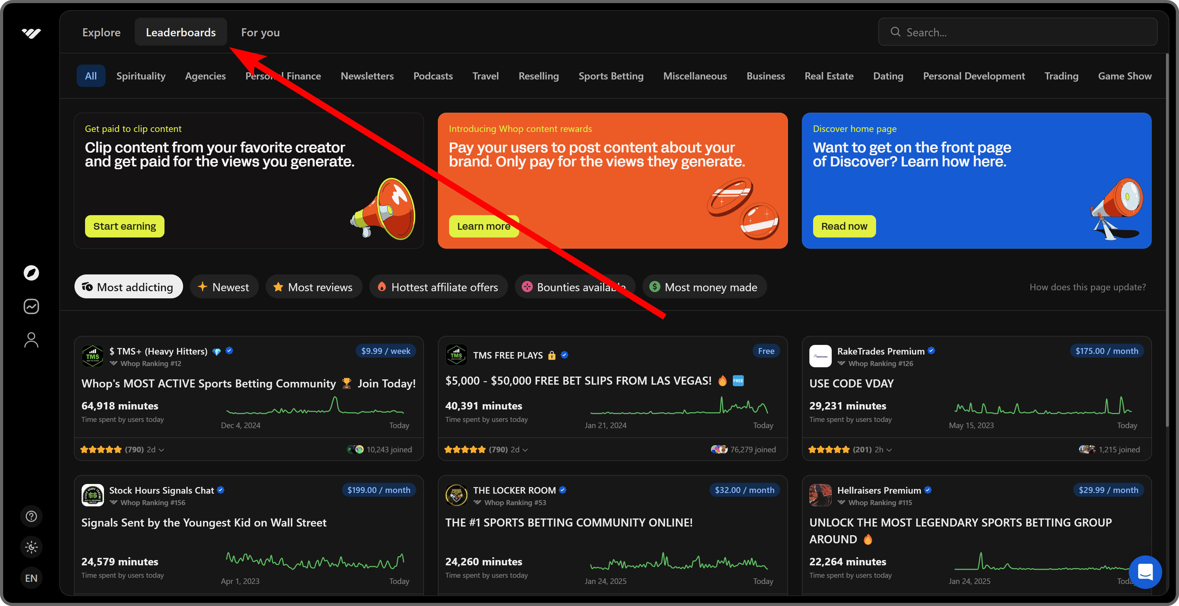 How to find Discord servers