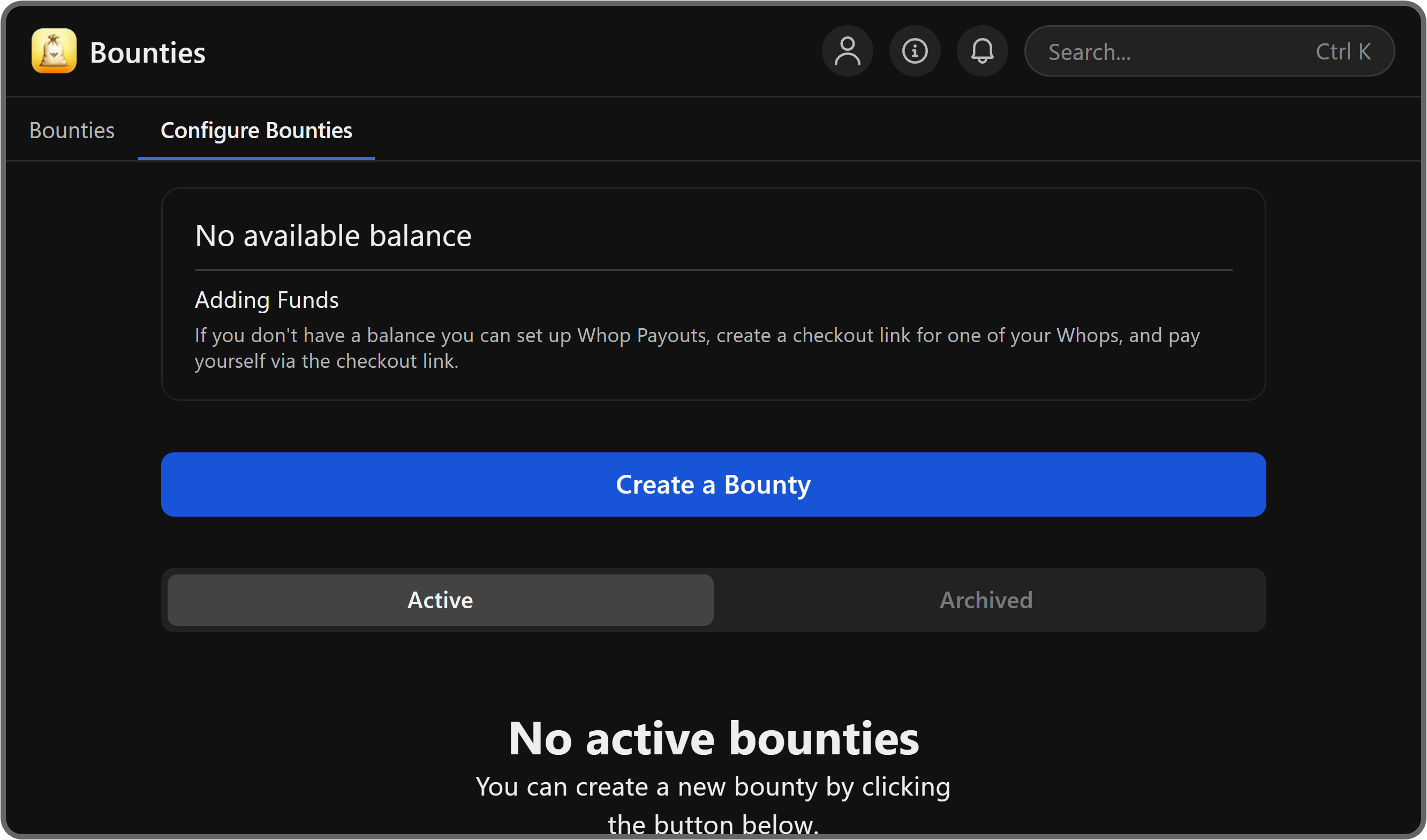 How to use the Bounties app on Whop