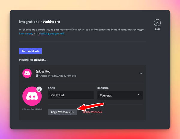 How to use Discord webhooks