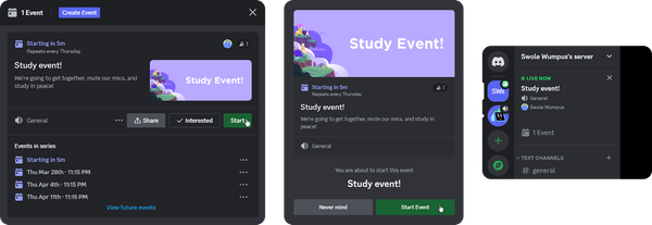 How to Create, Schedule, and Edit Discord Events