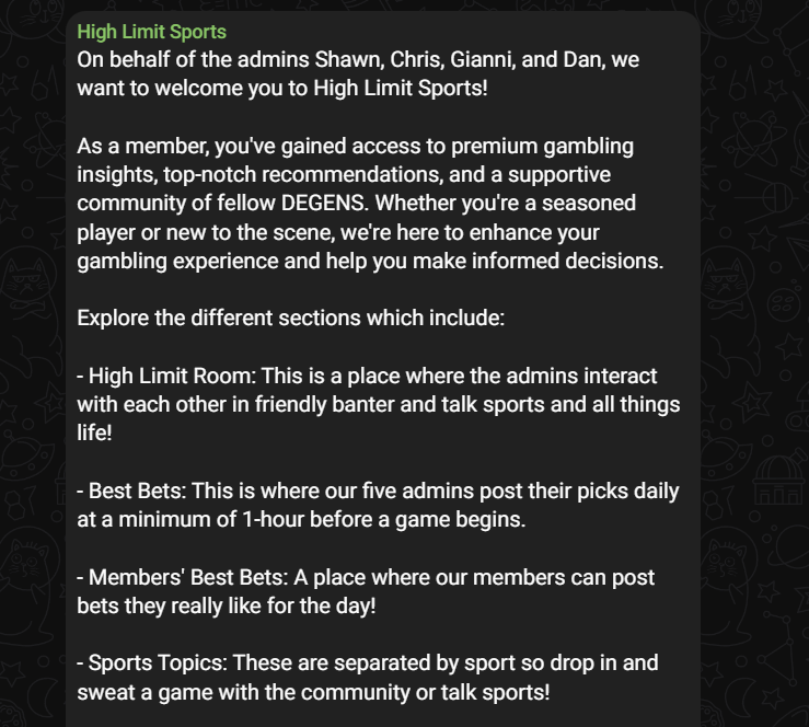 High Limit Sports review