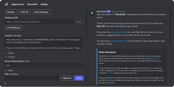 How to Use Discohook: Sending Messages via Webhooks in Discord