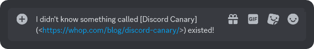 How to make hyperlinks in Discord