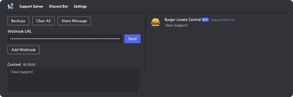 How to use Discohook: sending messages via webhooks in Discord