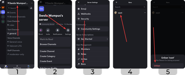 How to Unban Someone on Discord
