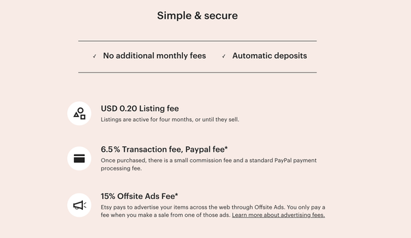 The cost of selling on Etsy in 2025: Etsy seller fees and payments
