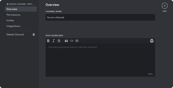 What are Discord forum channels, and how do you create them?