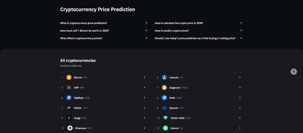 14 best crypto prediction websites for investors of all levels