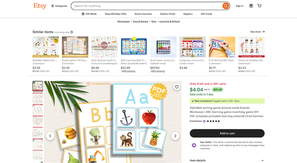 37 Best Digital Products to Sell on Etsy