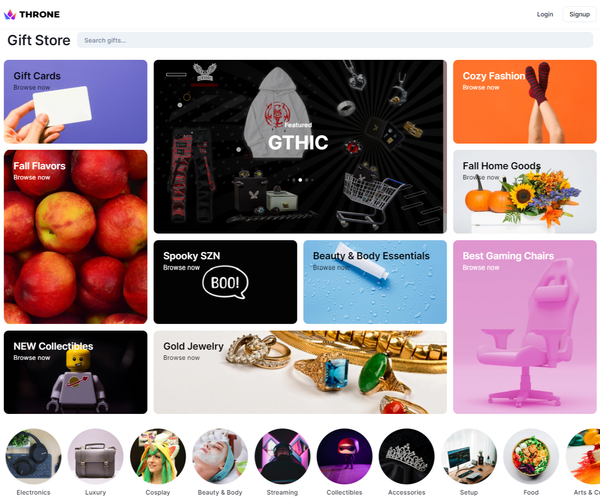 Throne Creator Wishlist Platform: How Does it Work and is it Worth ...