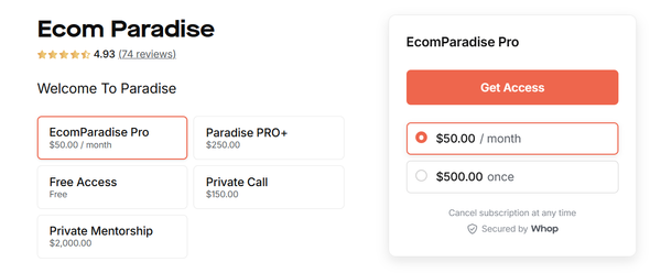 Ecom Paradise review – is this the ultimate ecommerce Discord community?