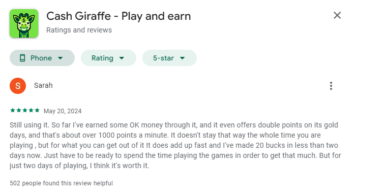 Cash Giraffe review: Can you turn your gaming into cash?