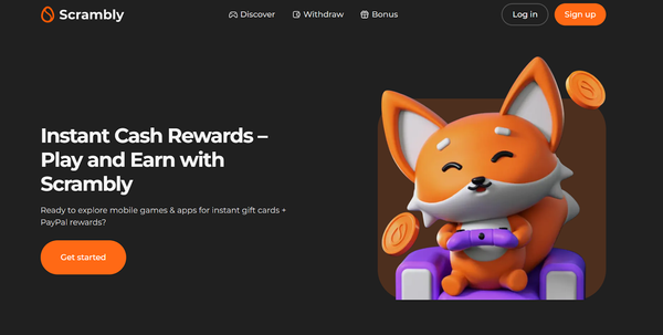 Scrambly review: Can you earn money playing games on this platform?